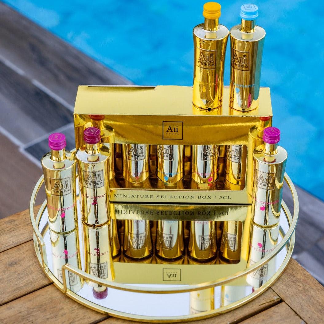 NEW Au Gold Miniature Selection Pack – Au Vodka