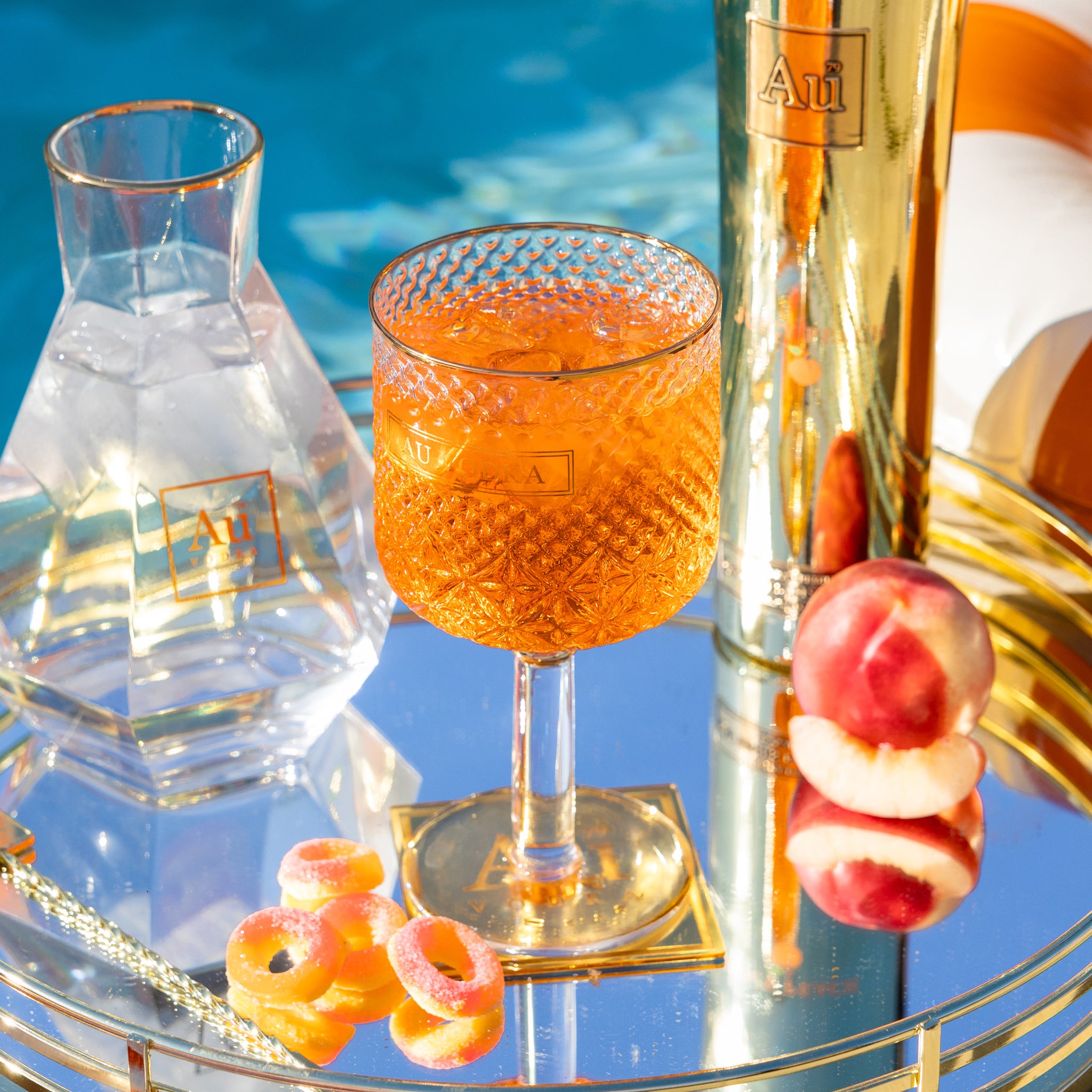 Crystal Cocktail Glass Vodka - Au Vodka