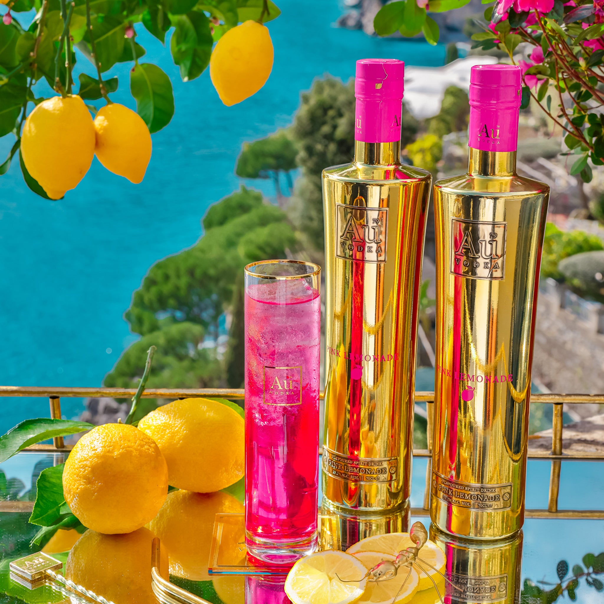 Pink Lemonade Vodka 70cl - Au Vodka