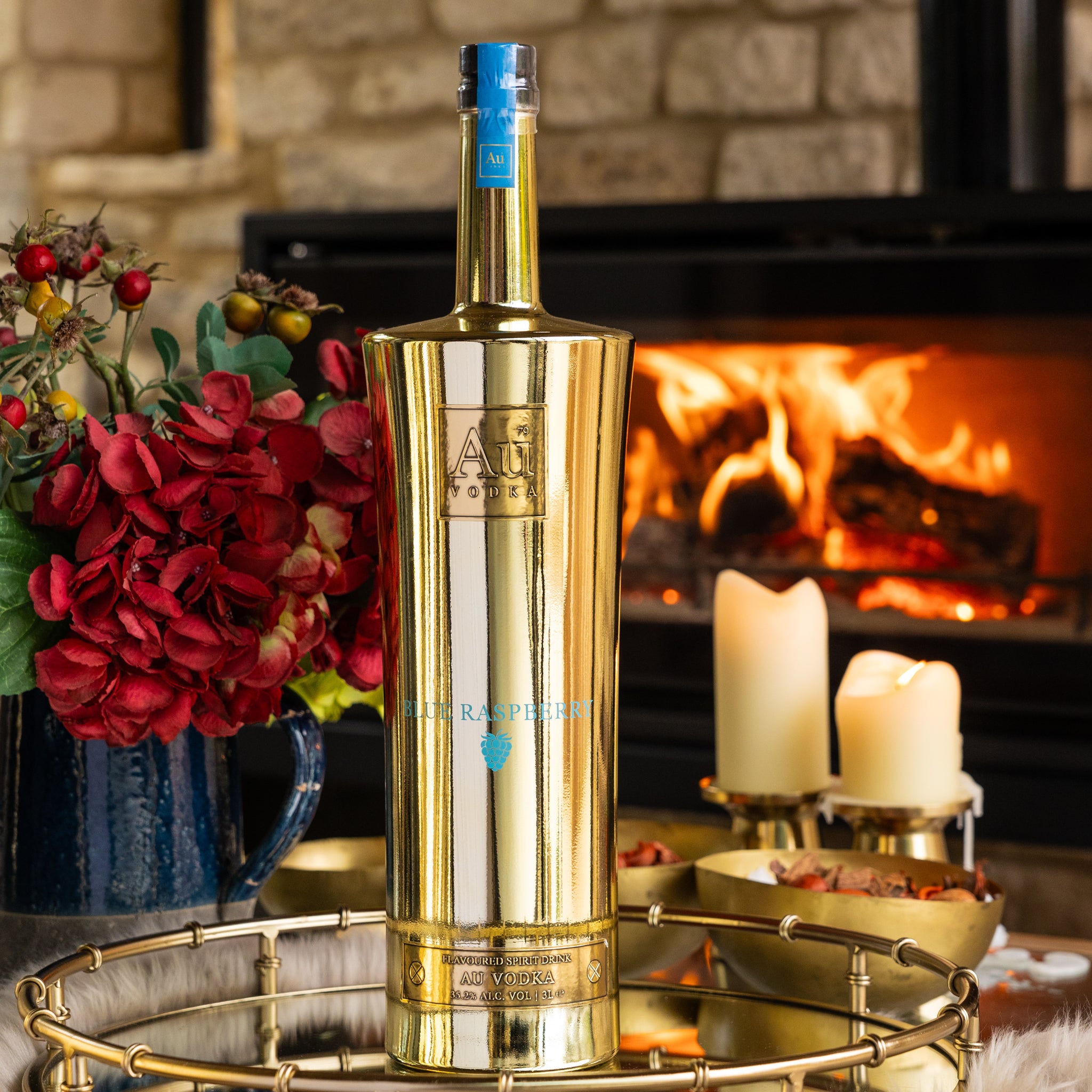 Blue Raspberry 3L Jeroboam Vodka - Au Vodka