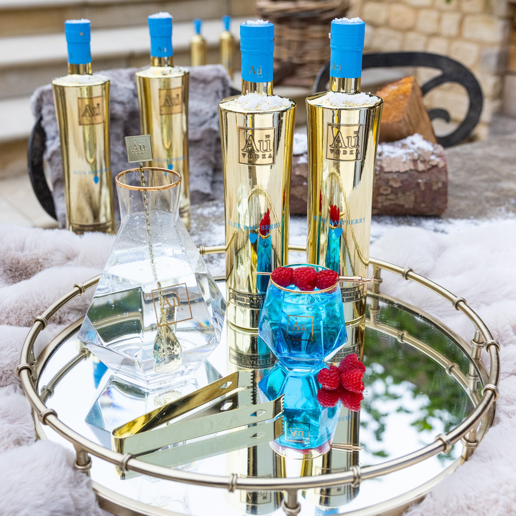 Blue Raspberry 70cl - Au Vodka