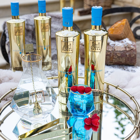 Blue Raspberry Vodka 70cl - Au Vodka