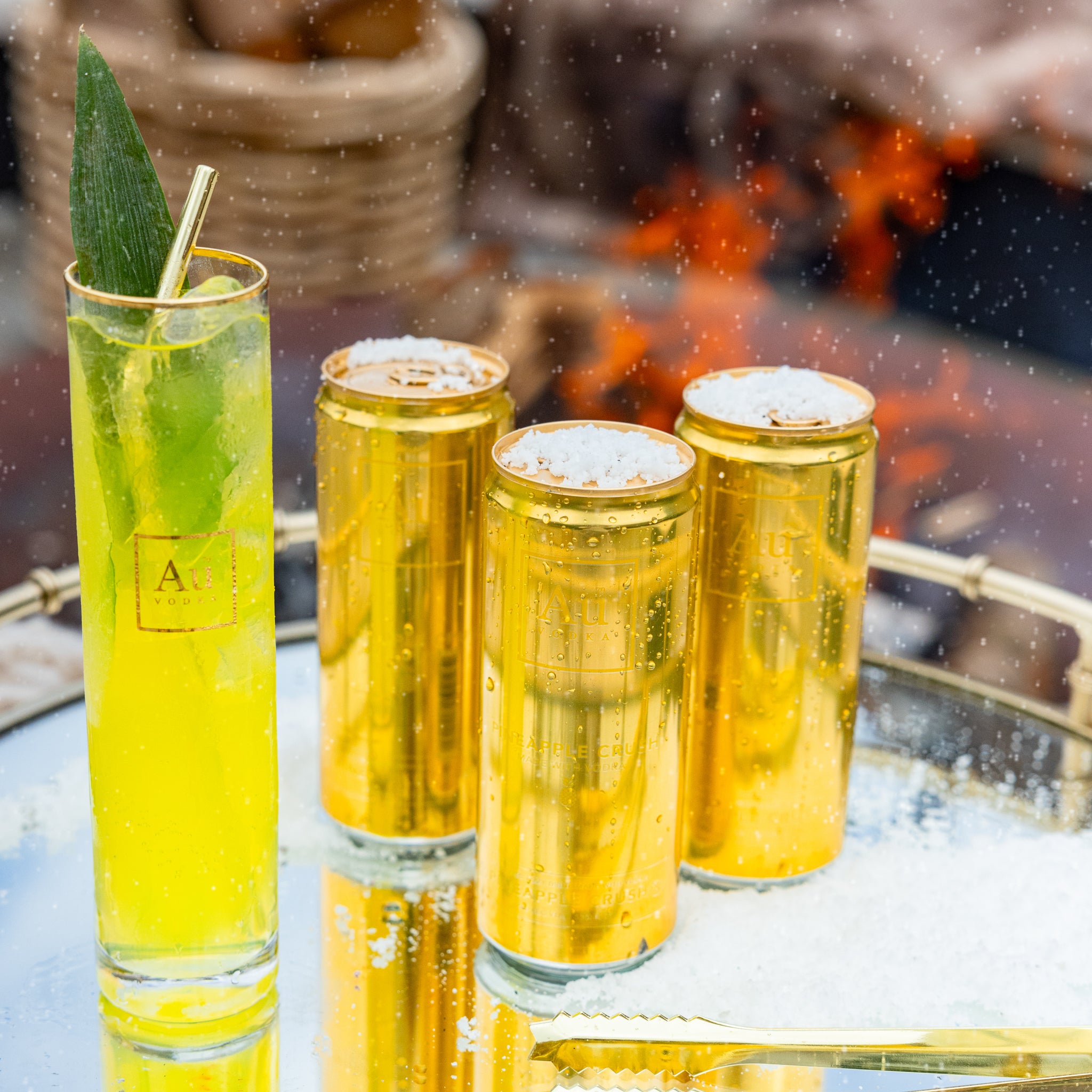 Pineapple Crush Pre-Mixed Vodka Cans - Au Vodka