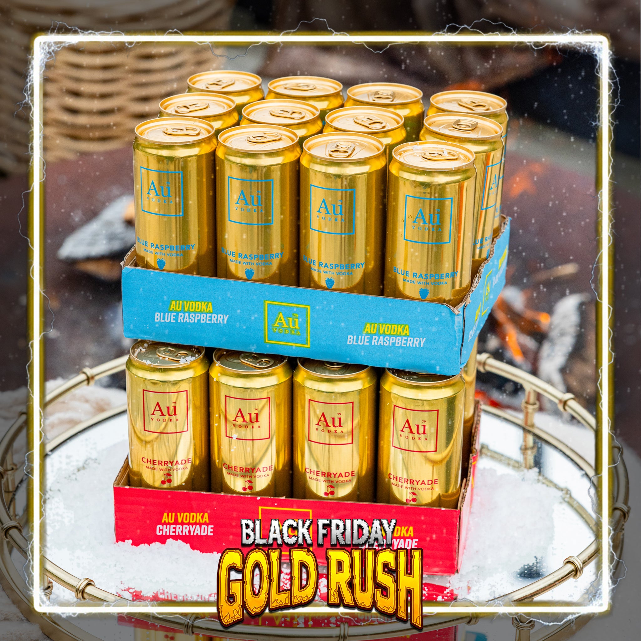 Au Vodka Pre-Mixed Cans 24 Pack for £40 - Au Vodka