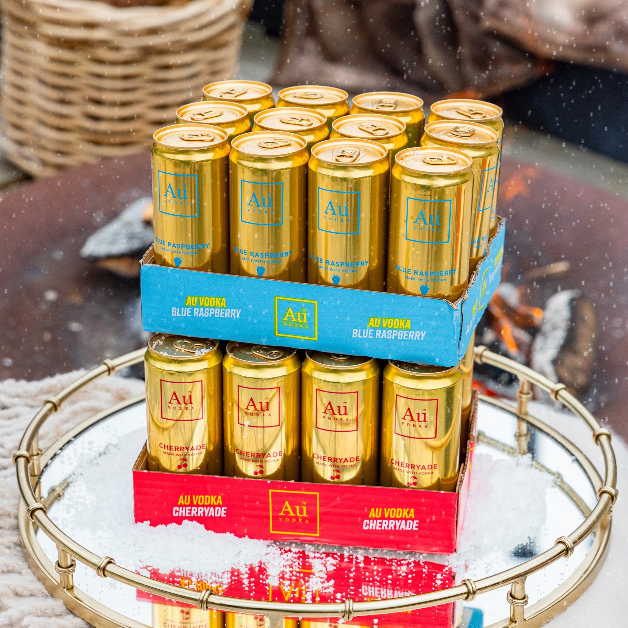 Au Vodka Pre-Mixed Cans - 24 Pack