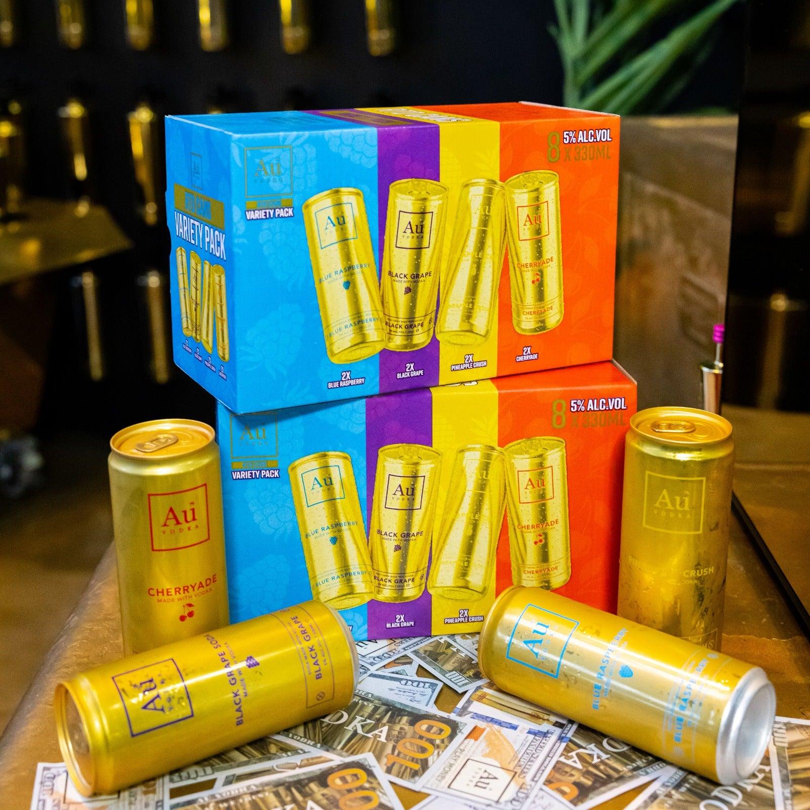 Au Vodka Pre-Mixed Can Multi-Pack